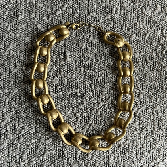 Ann Taylor | Jewelry | Ann Taylor Statement Golden Chain Necklace ...